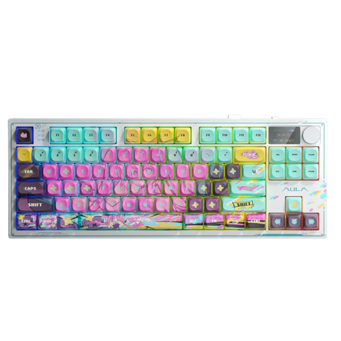 狼蛛S87 S87PRO 三模智能屏机械键盘 – 狼蛛官网