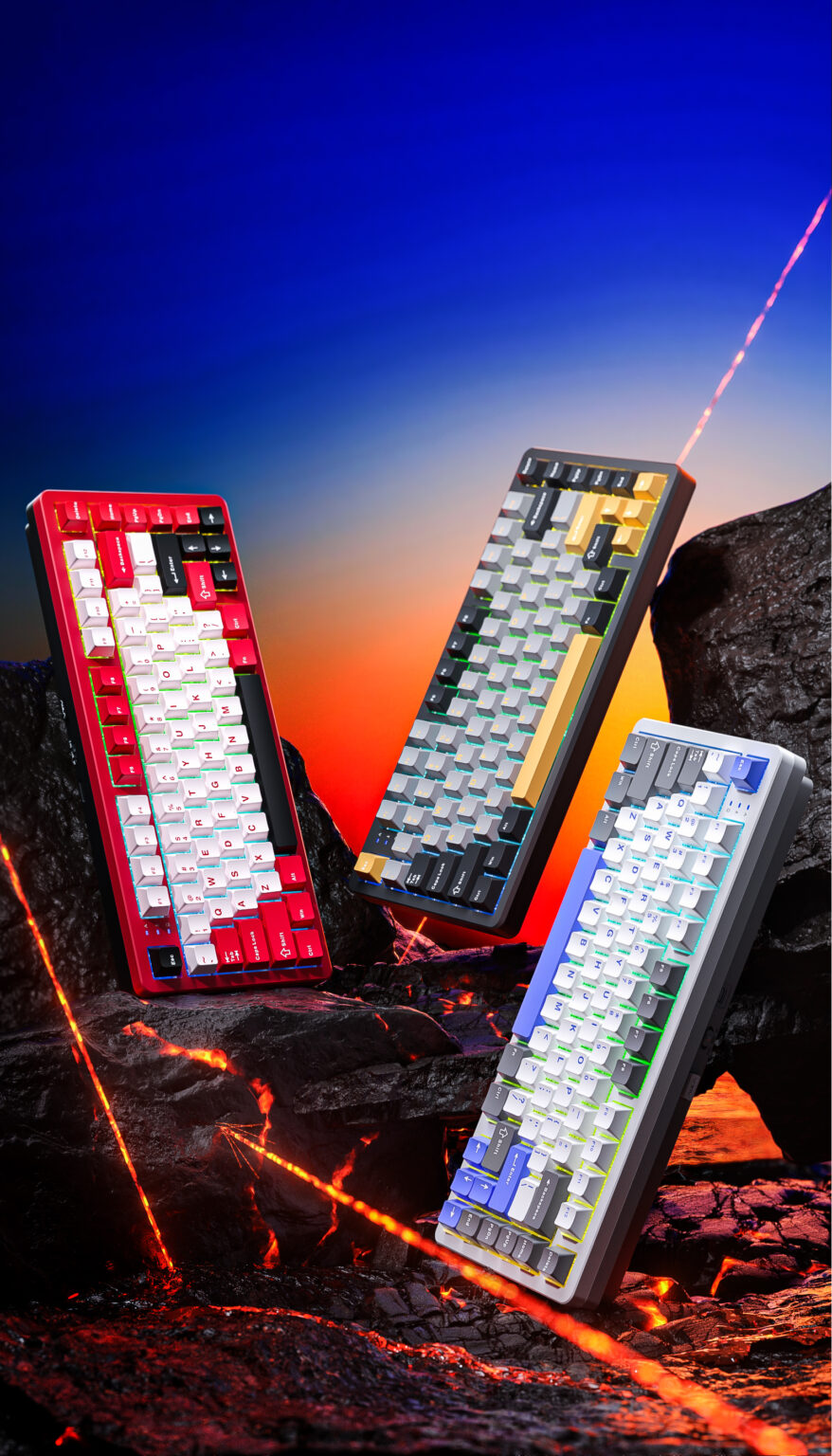 狼蛛FIRE-75 全铝机身客制化机械键盘 – 狼蛛官网